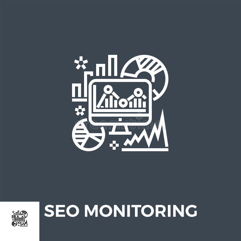 SEO Audit icon vector stock vector. Illustration of glass - 210082493