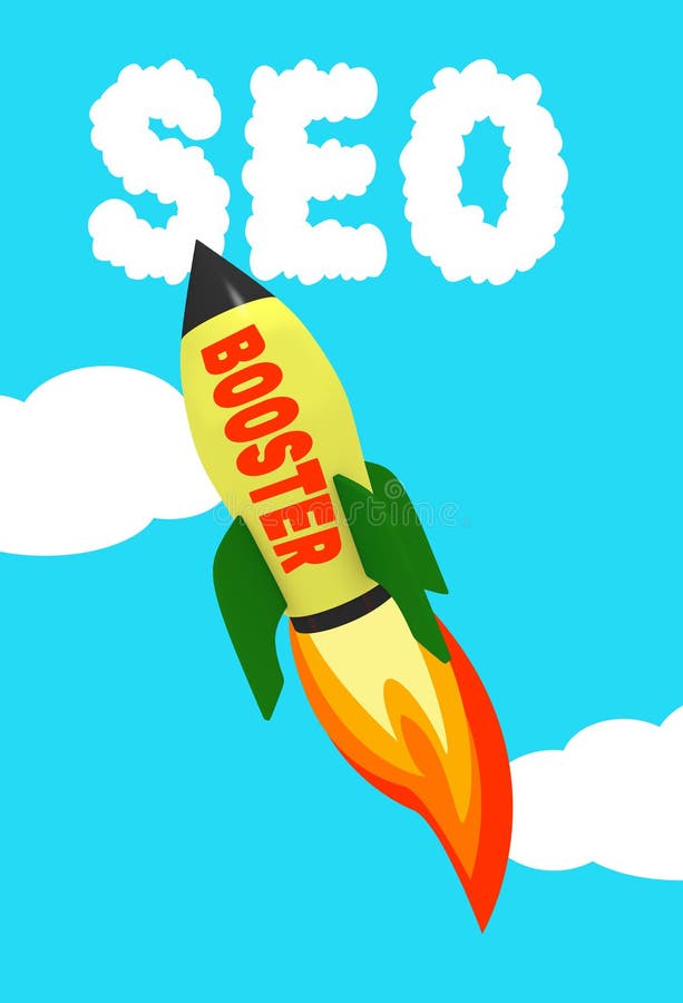 SEO Booster tool concept stock illustration. Illustration of icon ...