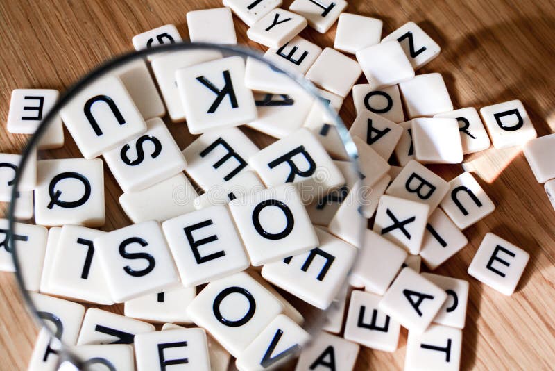 Mixed Letters of the English Alphabet. Black Letters Isolated Stock ...