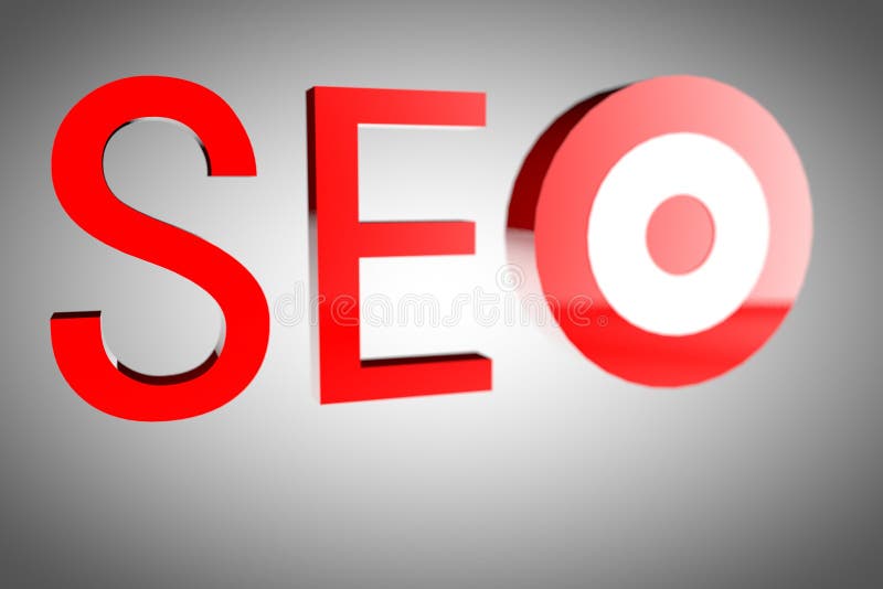 SEO 3d stock illustration. Illustration of pose, digitally - 61408399