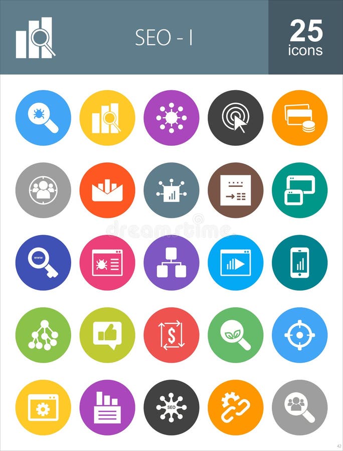 SEO and Digital Marketing stock vector. Illustration of advertising ...