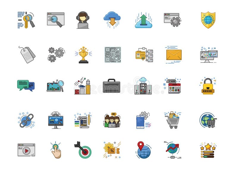 Digital Marketing Agency Concept Web Stock Vector - Illustration of ...