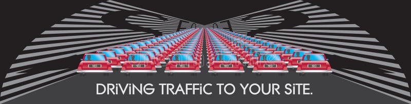 SEO Driving Traffic To Your Website Illustration Stock Vector ...