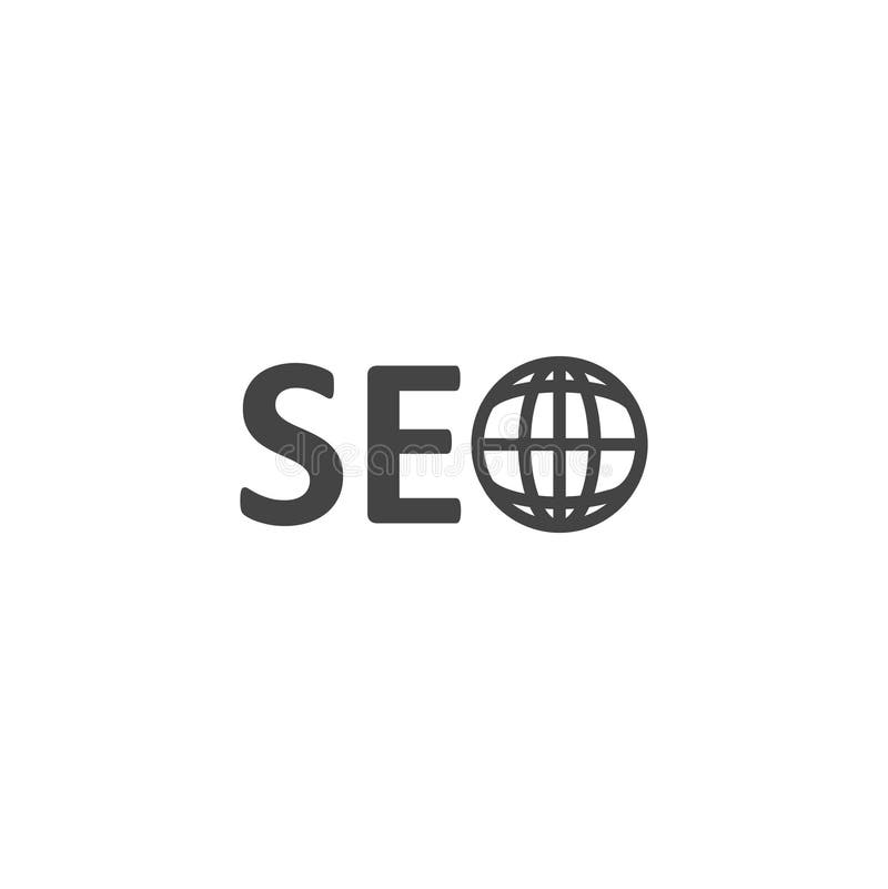 SEO Icon on White Isolated Background.. for Your Design Stock Vector ...