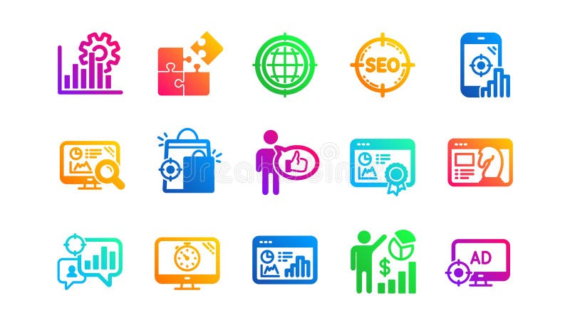 Seo Icons. Increase Sales, Business Strategy and Search Optimization ...