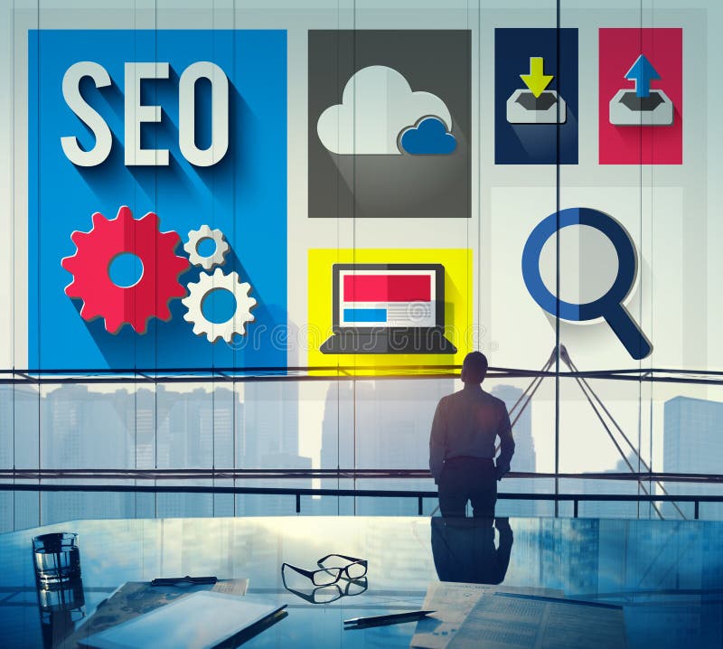 SEO Internet Online Optimization Search Technology Concept Stock Photo ...
