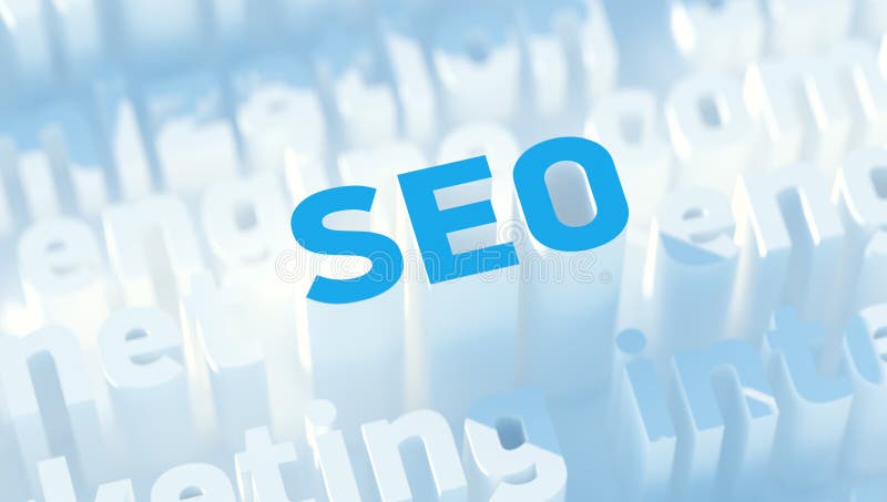 SEO keywords stock illustration. Illustration of technology - 43822312