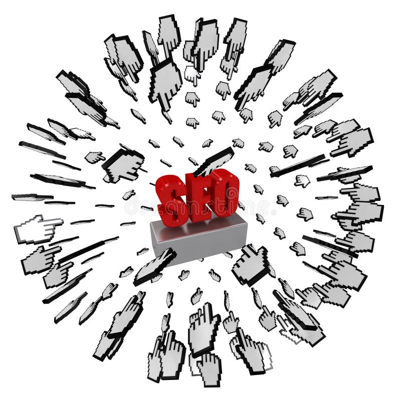 SEO Magnet stock illustration. Illustration of strategy - 28886999