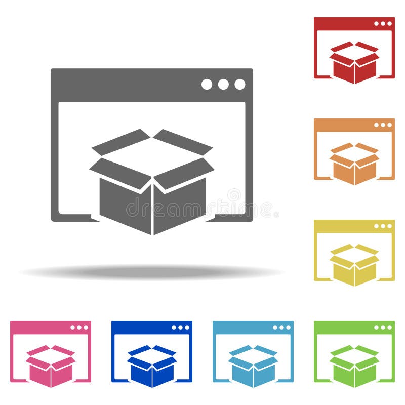 Seo Packet Icon. Elements Of Seo & Development In Multi Colored Icons ...