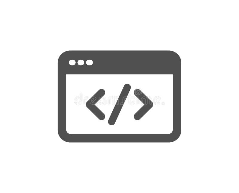 Seo Script Icon. Web Programming Sign. Traffic Management. Vector Stock Vector - Illustration of ...