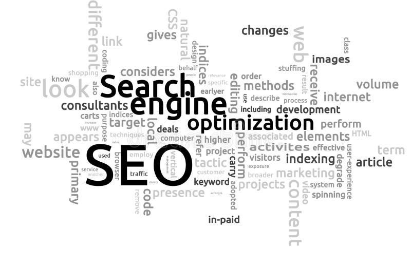 SEO - Search Engine Optimization Stock Illustration - Illustration of ...