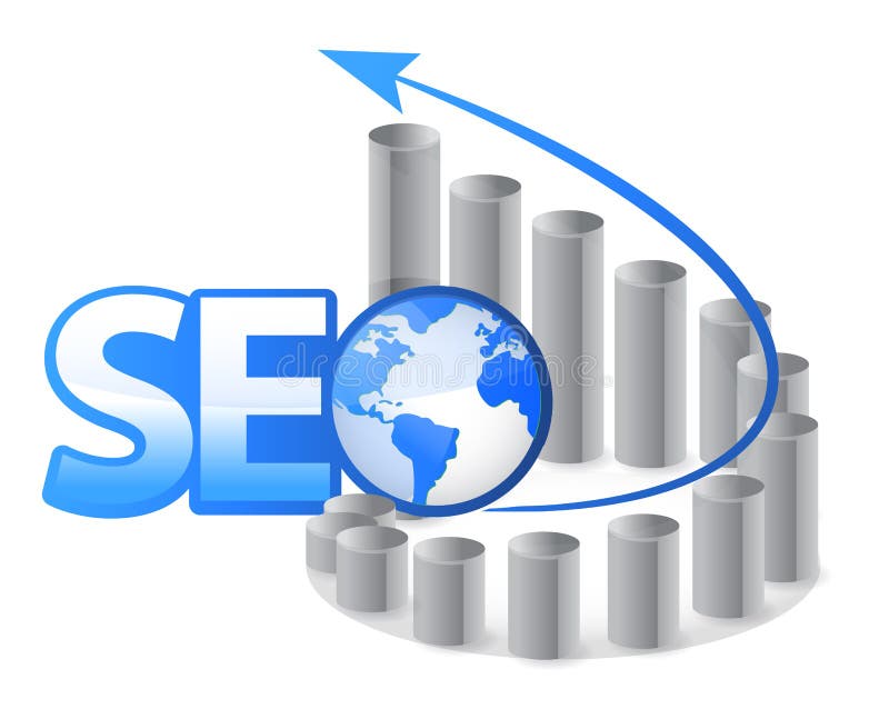 SEO Earth Search Engine Optimization Internet Stock Vector ...