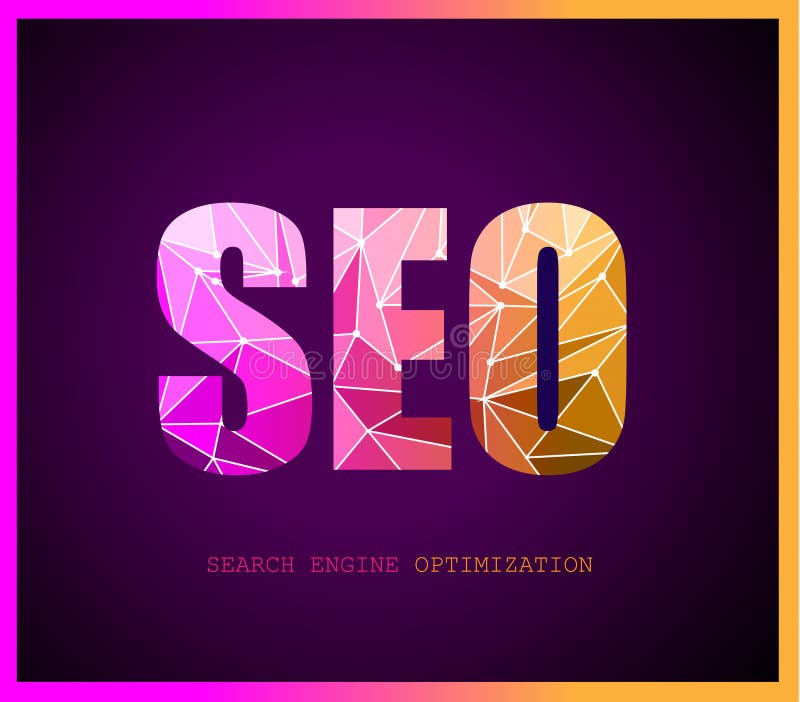 SEO Search Engine Optimization Concept Stock Vector - Illustration of ...