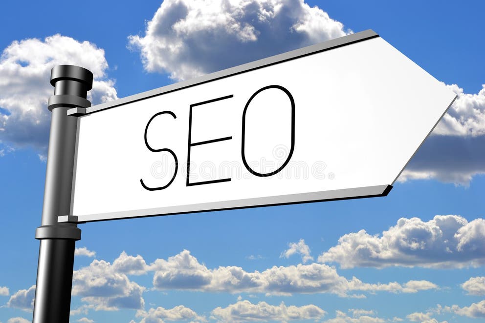 SEO - Search Engine Optimization - Signpost Arrow, Sky - 3D ...