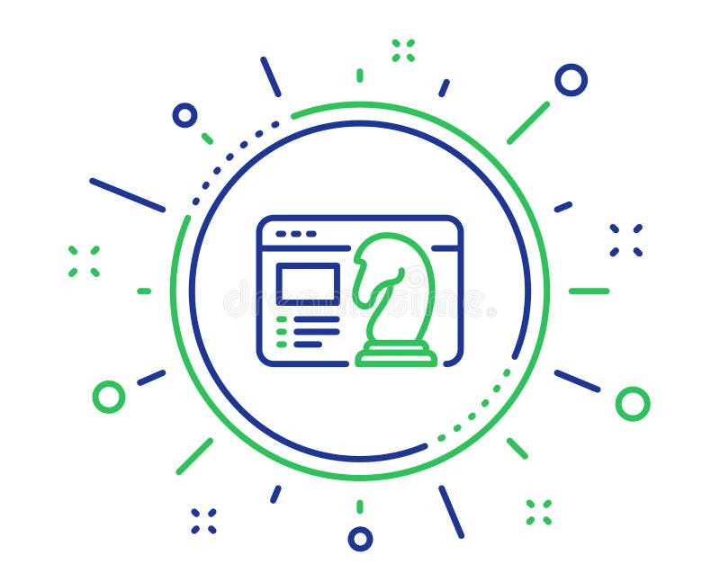 Seo Strategy Line Icon. Search Engine Optimization Sign. Vector Stock ...