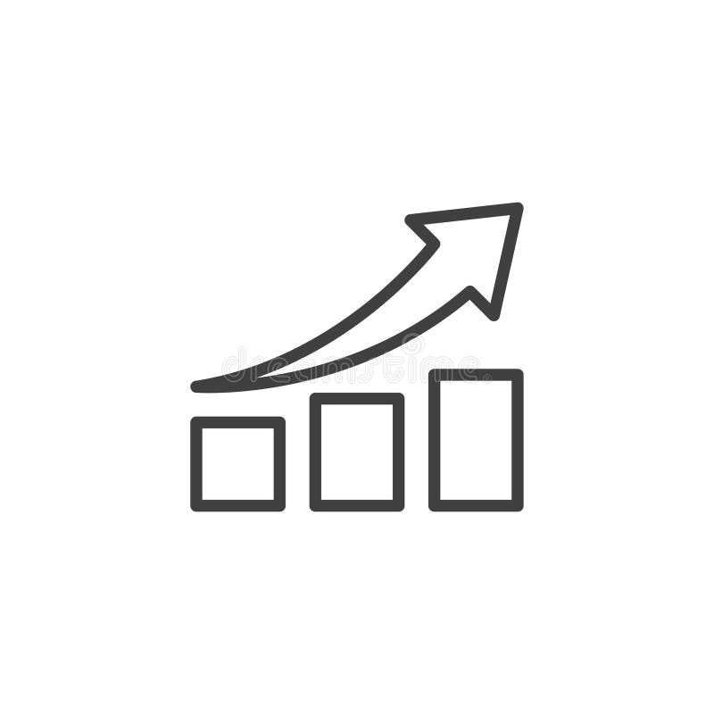 SEO Strategy Progress Line Icon Stock Vector - Illustration of vector ...