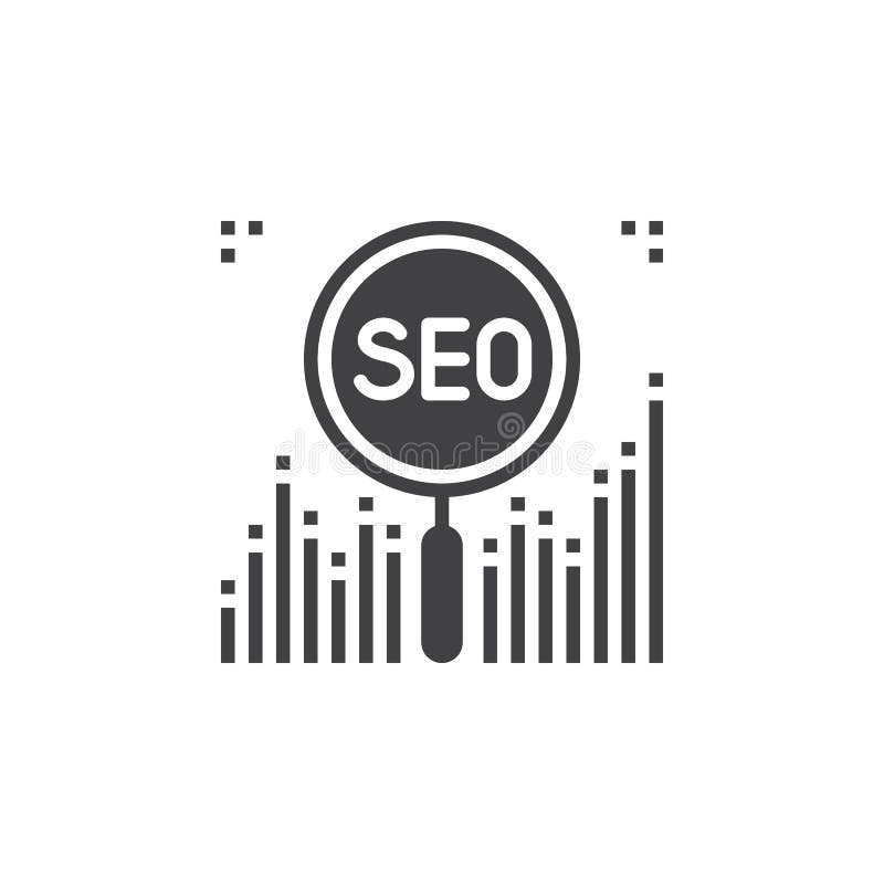 SEO Symbol. Search Engine Optimization Icon Vector, Filled Flat Stock ...