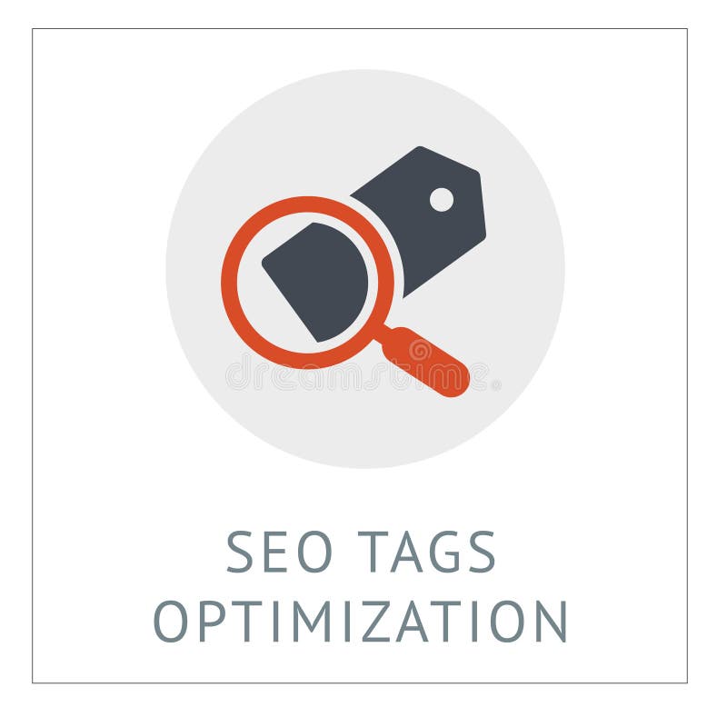 SEO Tags Optimization Simple Logo Icon Vector Ilustration Stock Vector ...