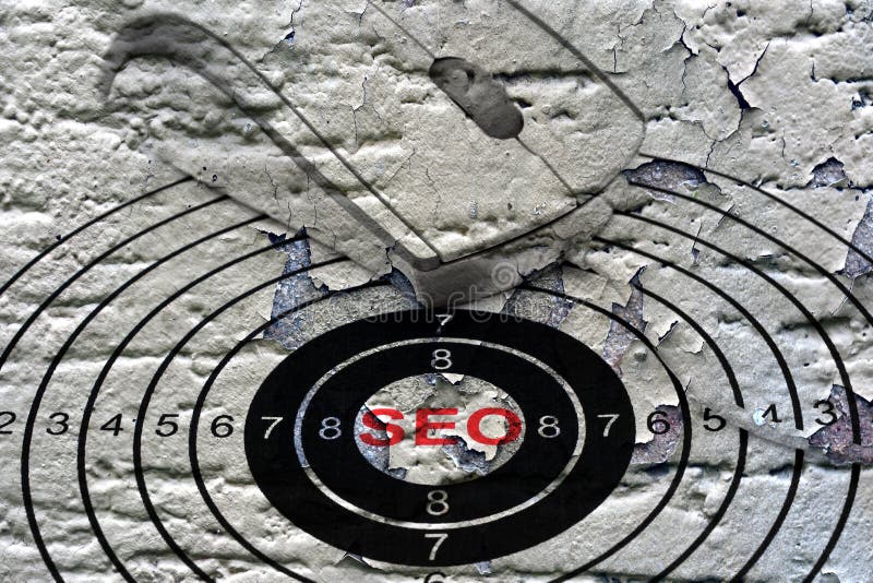 Seo target concept stock photo. Image of search, information - 170342452