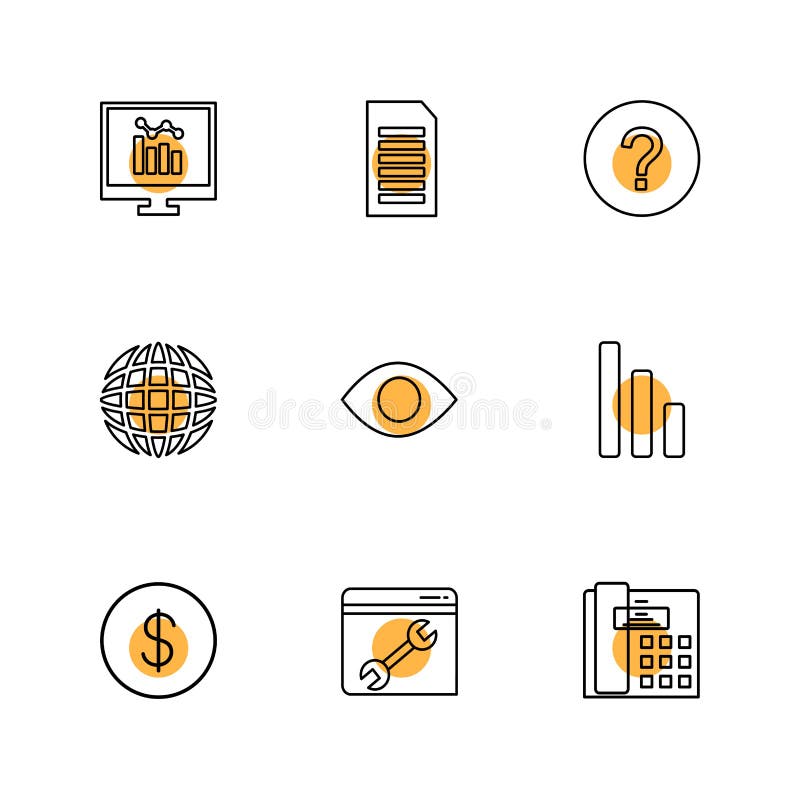 Seo , Technology , Internet , Flags , Computer , Eps Icons Set V Stock ...