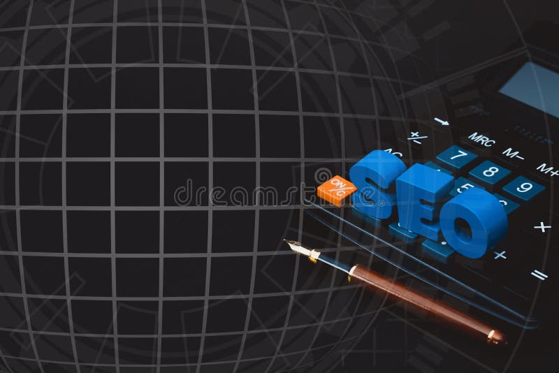 SEO Text Alphabet for Search Engine Optimization Concept and Off Stock ...