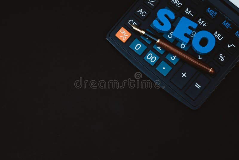 SEO Text Alphabet for Search Engine Optimization Concept and Off Stock ...