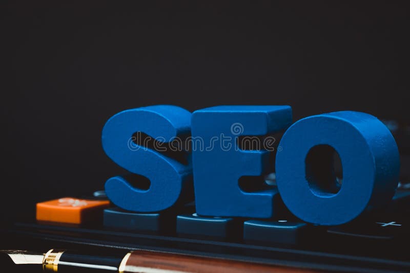 SEO Text Alphabet for Search Engine Optimization Concept and Office ...