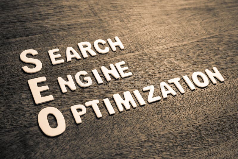 SEO Text on Wood stock photo. Image of network, communication - 112744624