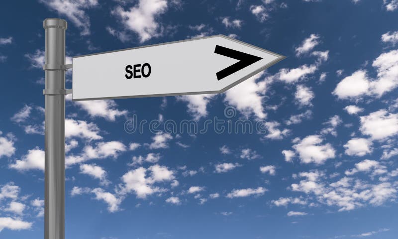 Seo traffic sign stock image. Image of rank, blog, blue - 239441085