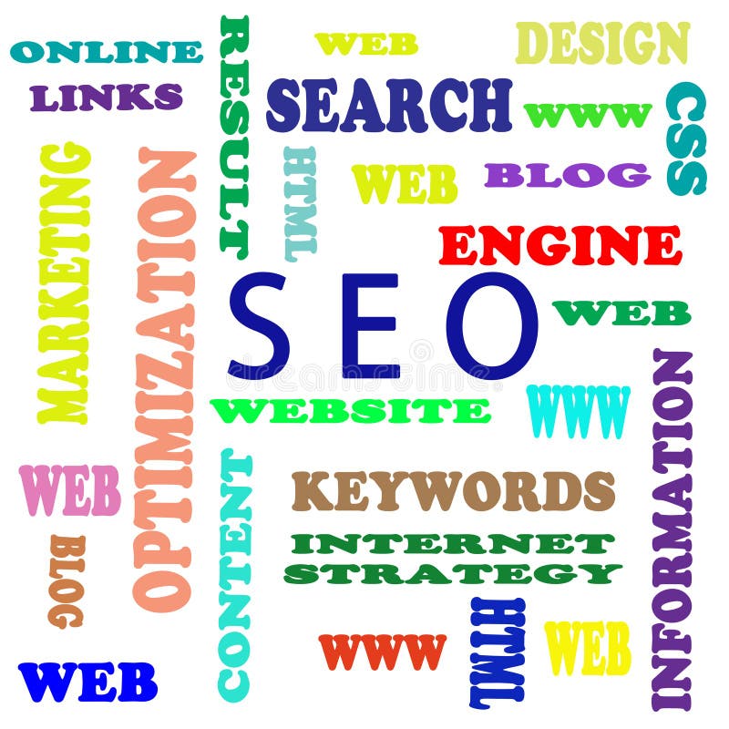 Seo stock illustration. Illustration of page, render - 85387040