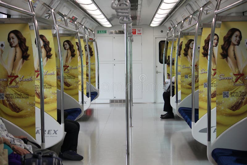 Seoul city train editorial photography. Image of transit - 35474152