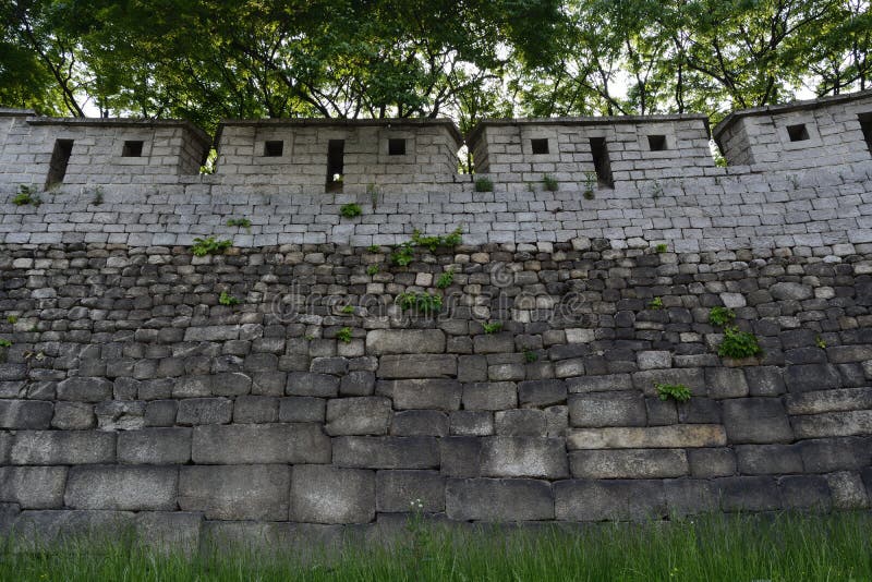 Seoul City Wall stock photo. Image of wall, seoul, city - 43547530