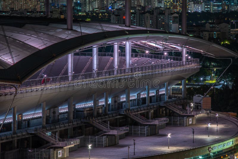 Seoul World Cup Stadium in Mapo District in Seoul, South Korea Editorial Photo - Image of ...