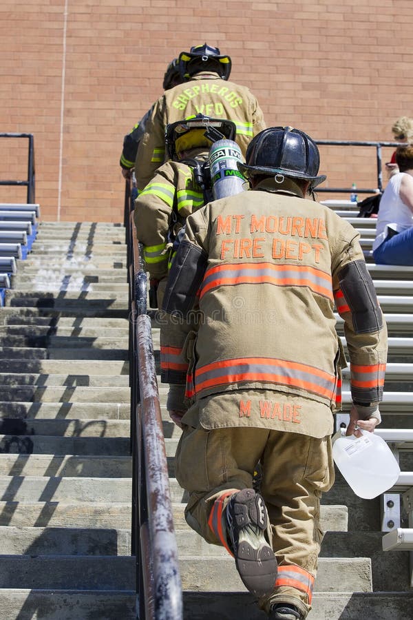 SEP 11, 2011 - Firefighter Memorial Stair Climb Editorial Image - Image ...