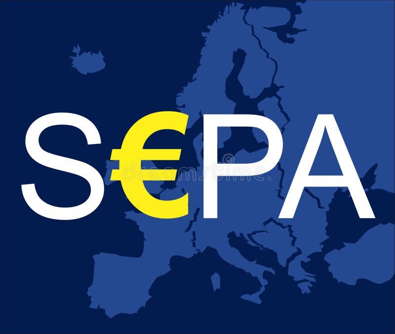Sepa stock illustration. Illustration of payments, banking - 36437056