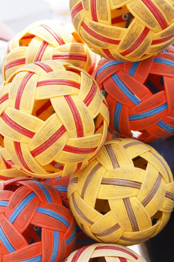 Sepak Takraw Balls stock photo. Image of asia, sport - 20533390