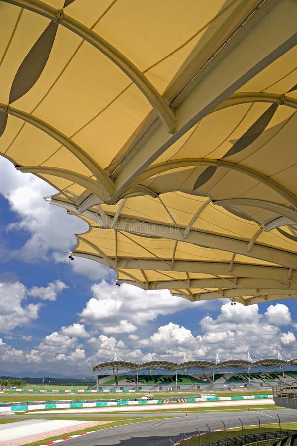 Sepang International Racing Circuit Stock Photo - Image of structures ...