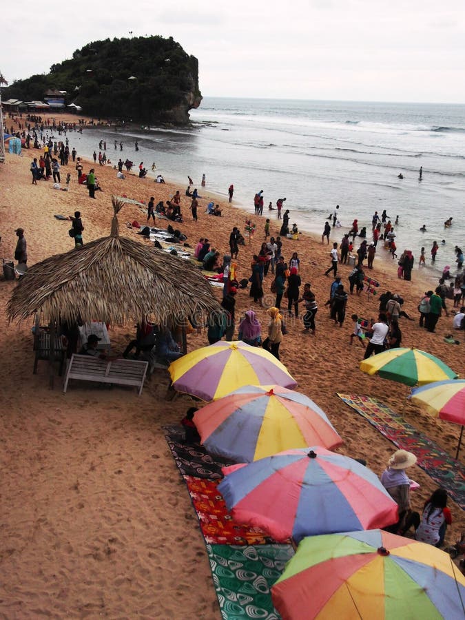 Sepanjang beach editorial photo. Image of blue, outdoor - 79769676