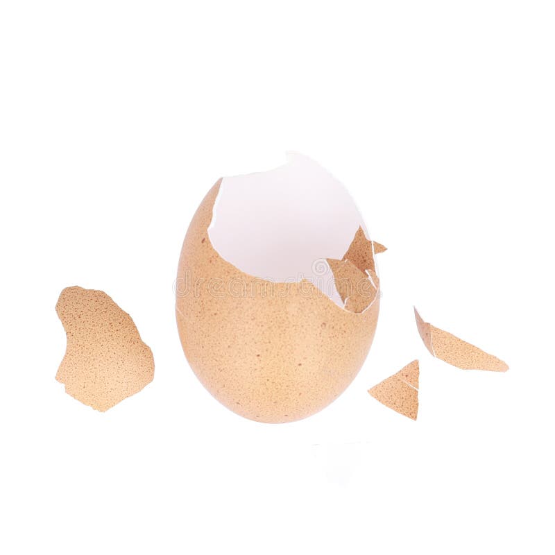 Broken eggshell #3 stock image. Image of background, close - 254653