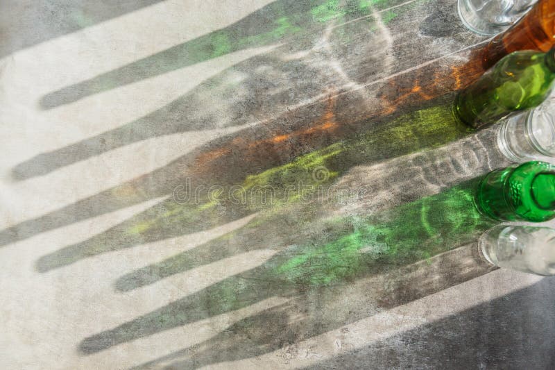 Separate Collection of Glass Garbage. Eco Friendly and Zero Waste ...