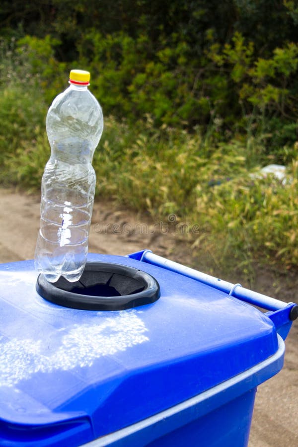 Separate Collection of the Plastic Bottle Stock Image - Image of ...