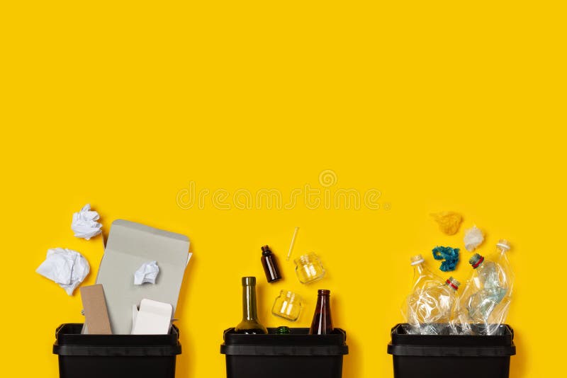 Separate Collection of Waste Stock Image - Image of recycle, proper ...