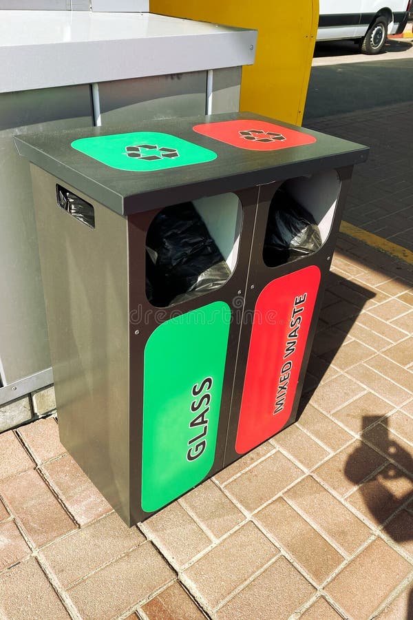 Separate Garbage Collection Containers. Collection of Glass and Mixed ... Separate Garbage Collection Containers. Collection of Glass and Mixed ...