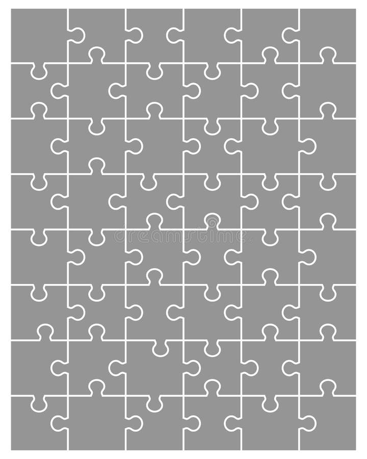 Gray Jigsaw Puzzle Pieces Pattern Texture on Ball or Sphere Shape ...