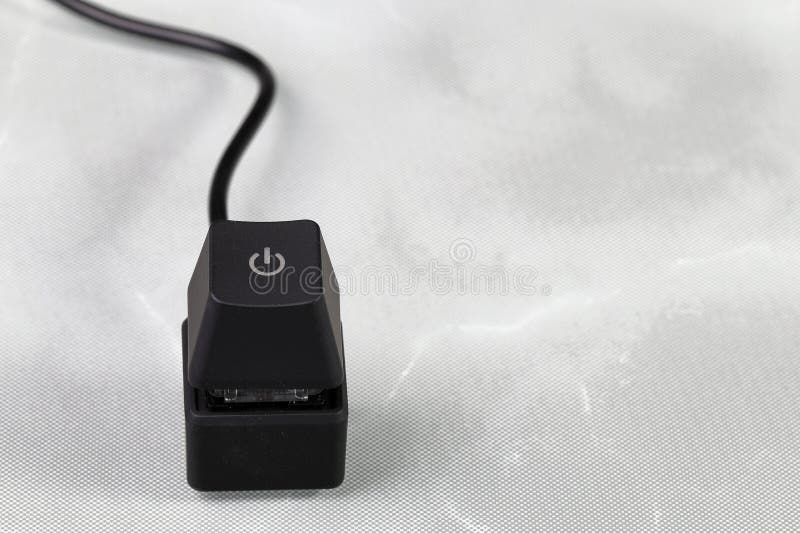 The Separate Power Button, Black Button with Power Icon, Power on Off ...
