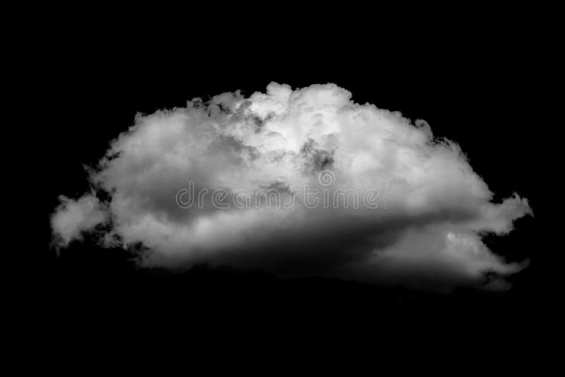 Separate White Clouds on a Black Background Have Real Clouds Stock ...