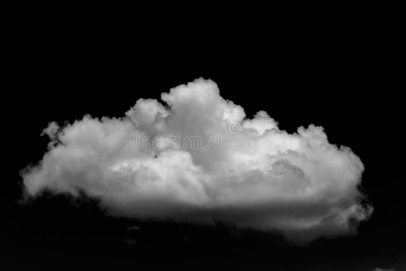 Separate White Clouds on a Black Background Have Real Clouds Stock ...