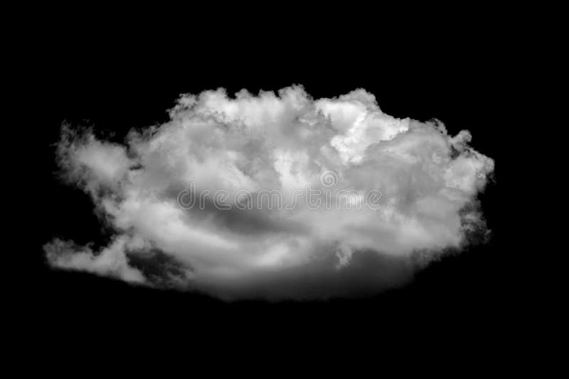 Separate White Clouds on a Black Background Have Real Clouds Stock ...