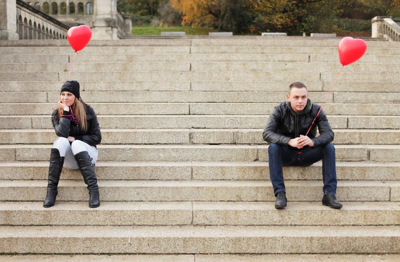 Separated Couple Stock Photos - Download 834 Royalty Free Photos