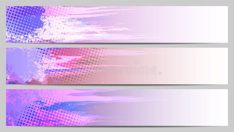 Separated banners stock vector. Illustration of flores - 6339039